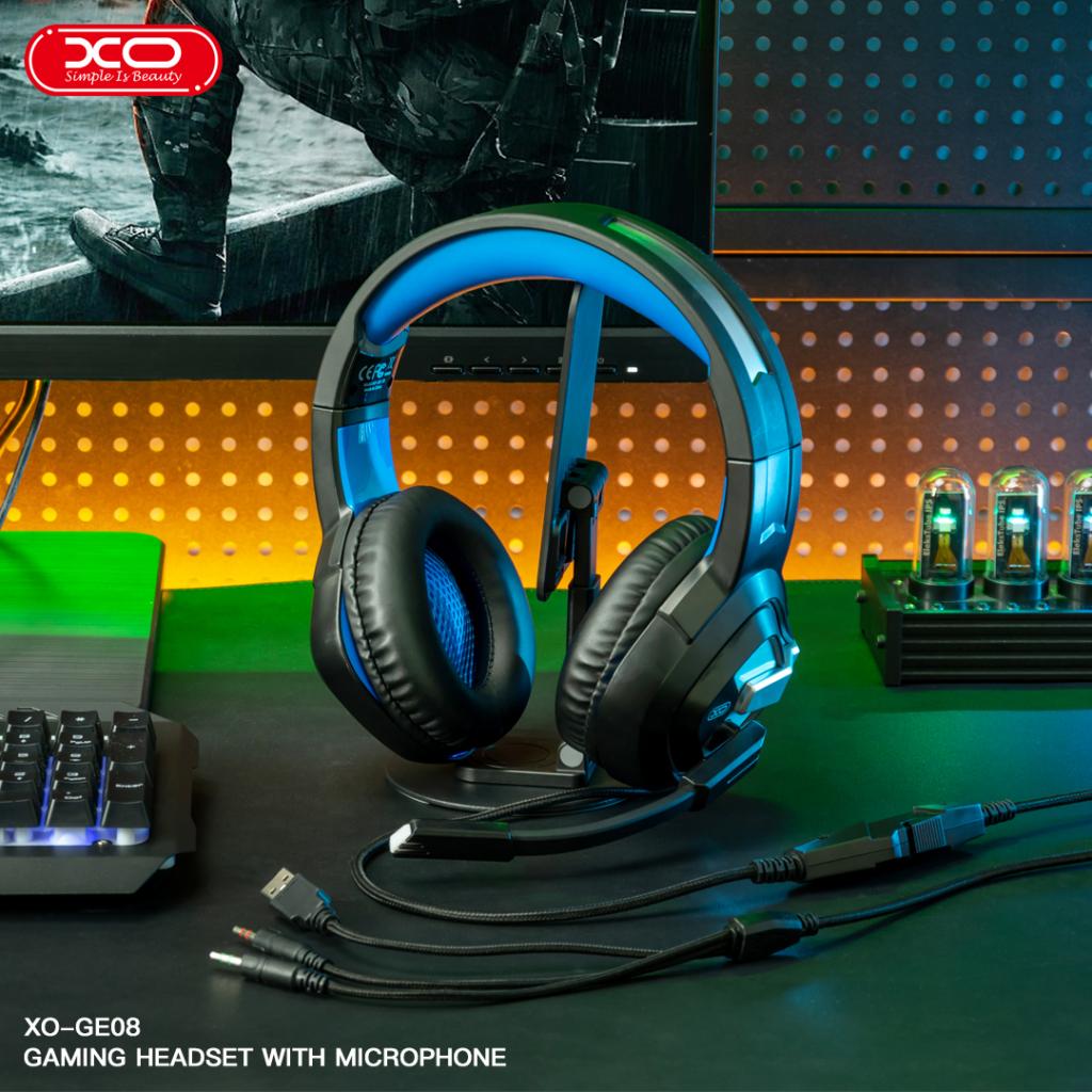 هدست گیمینگ ایکس او مدل XO GE08 | فروش تک و عمده با ضمانت